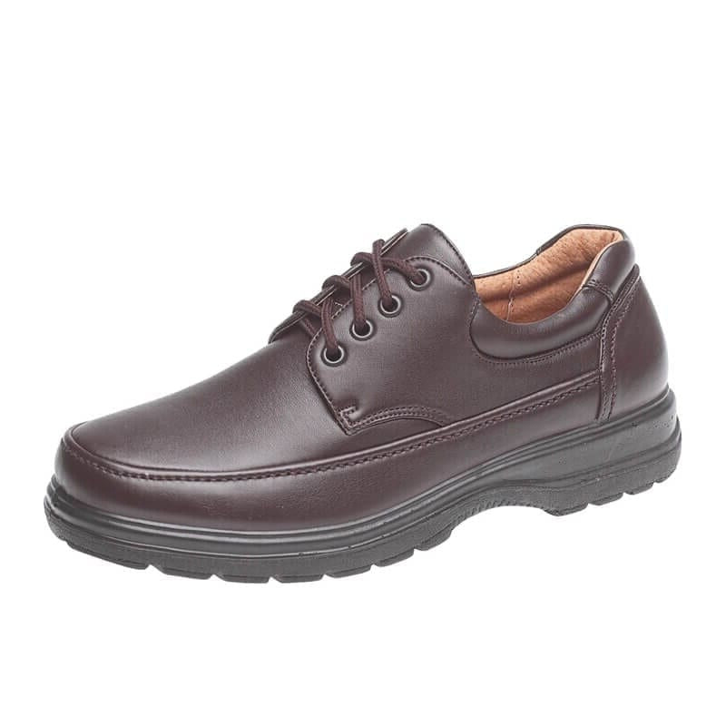Charles Southwell Matthew Mens Brown Faux Leather Lightweight Lace Up ...