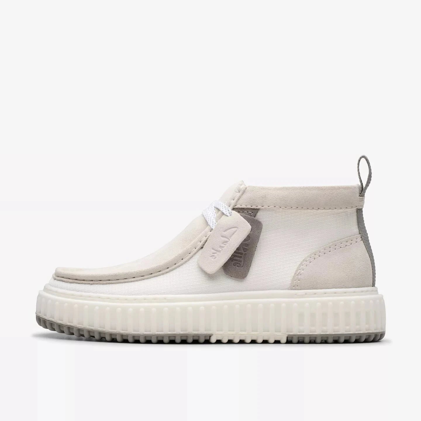 Clarks Originals Wallabees Torlite Hi Gripper Suede Combination Boots ...